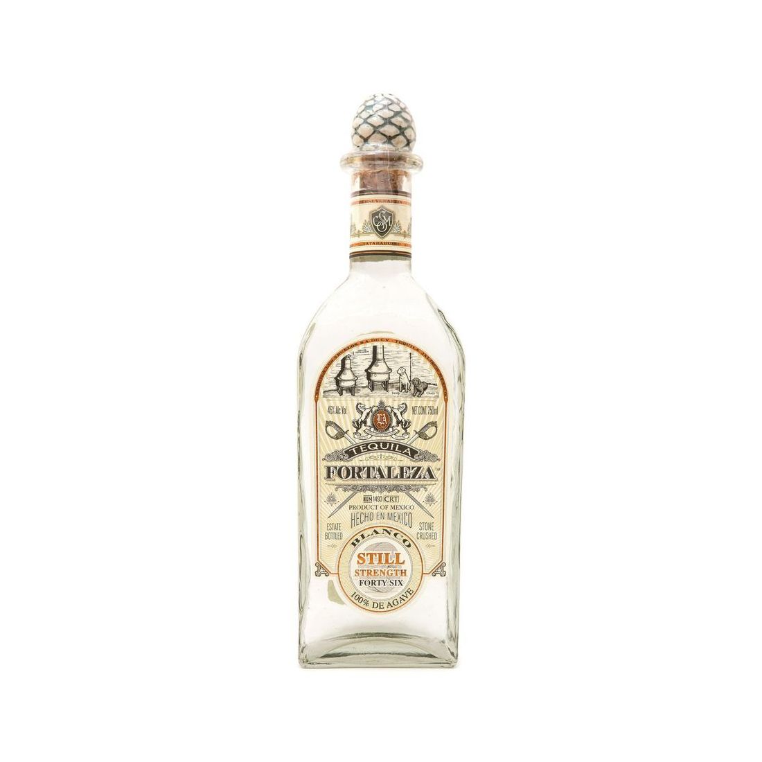 Fortaleza 100% de Agave Still Strength Blanco Tequila | Hackstons
