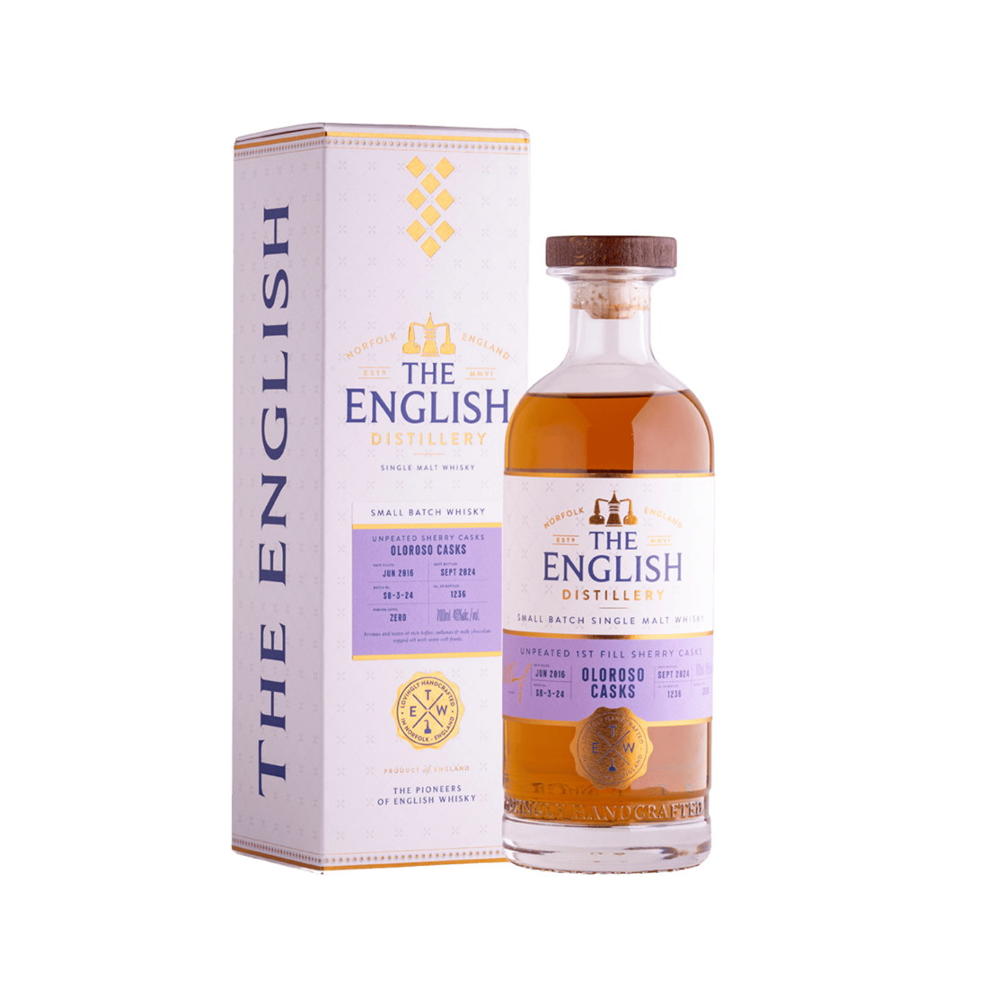 The English Whisky Co Small Batch Oloroso Sherry Cask SB-3-24 | Hackstons
